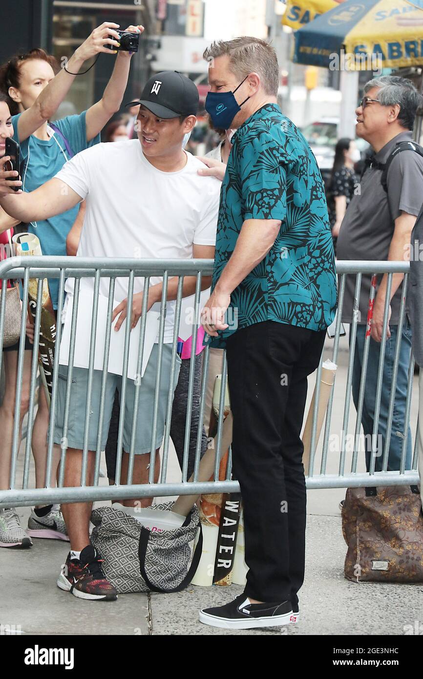 New York - NY - 20210726 Matt Damon arrives at Good Morning America ...