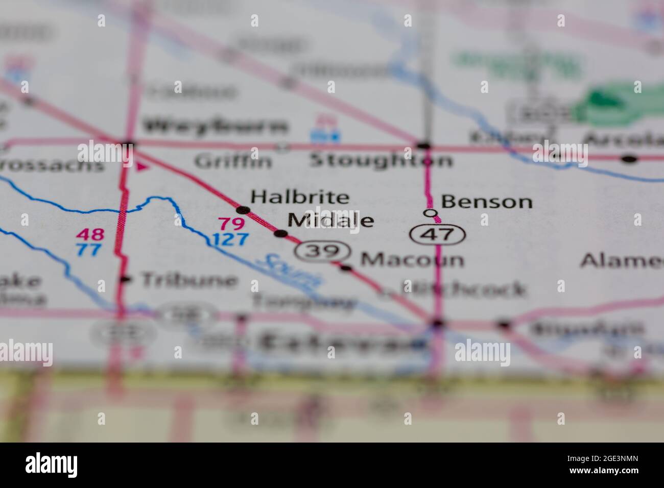 Map of midale hi-res stock photography and images - Alamy