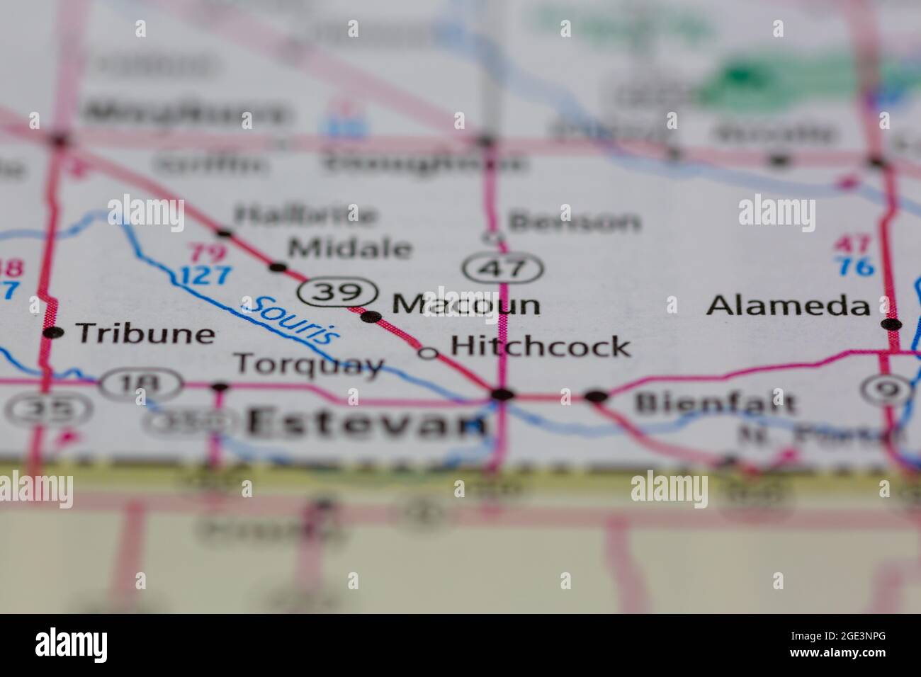 Map of macoun hi-res stock photography and images - Alamy