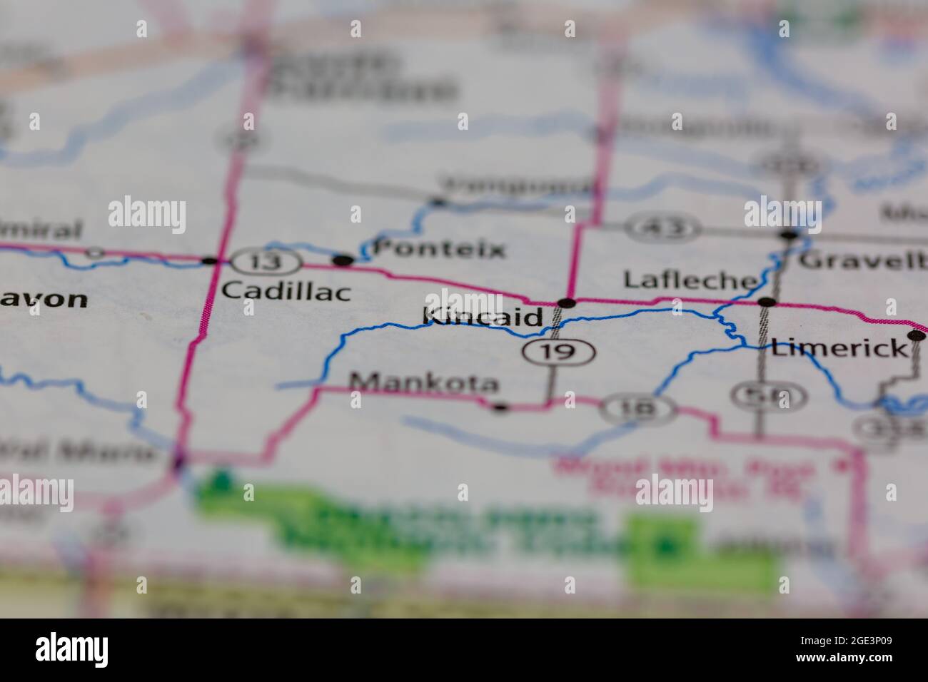 Kincaid saskatchewan map hi-res stock photography and images - Alamy