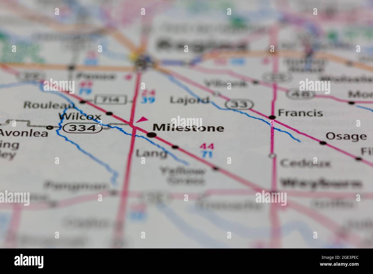 Saskatchewan Road Map