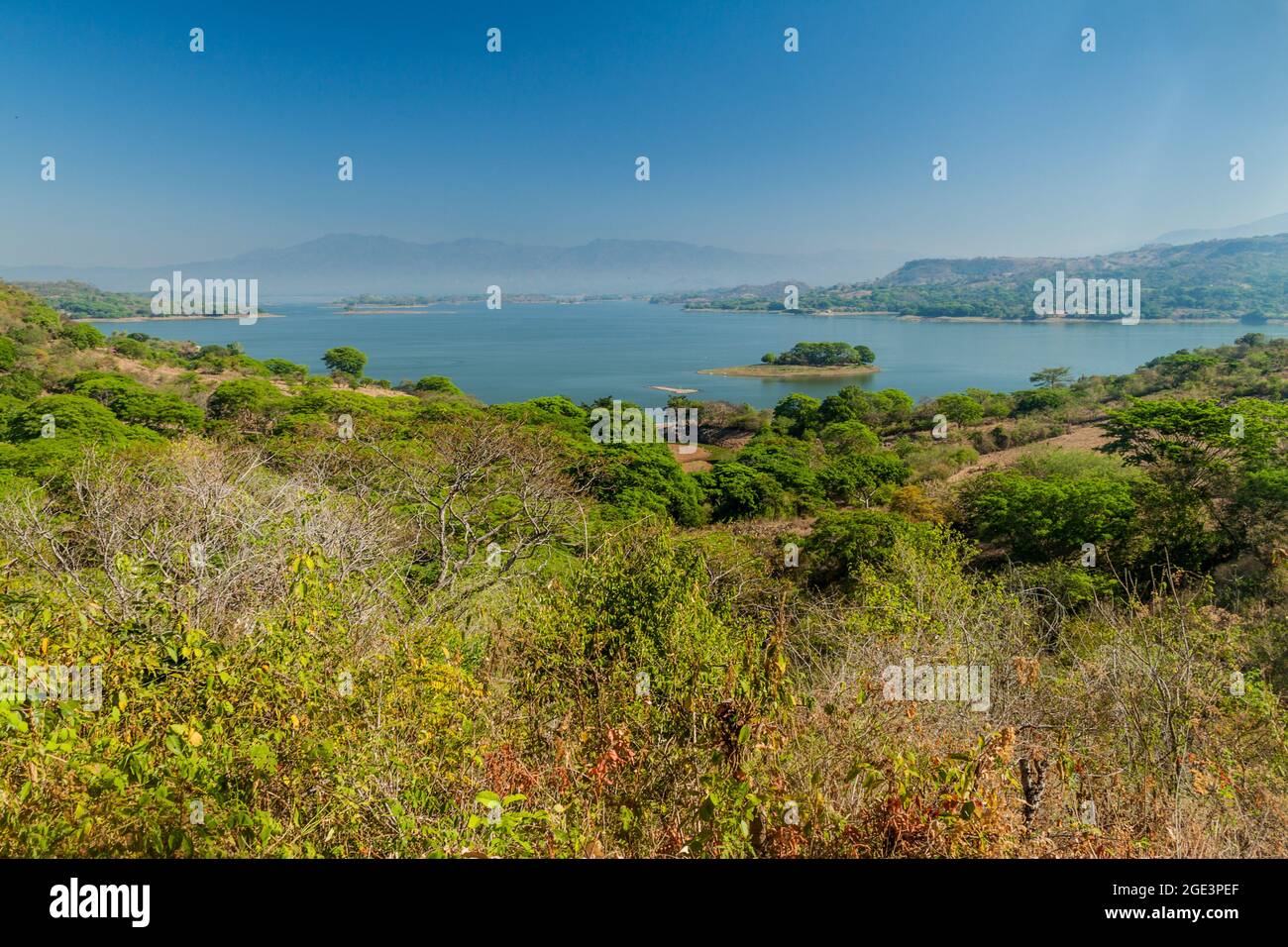 Suchitlan lake in El Salvador Stock Photo - Alamy