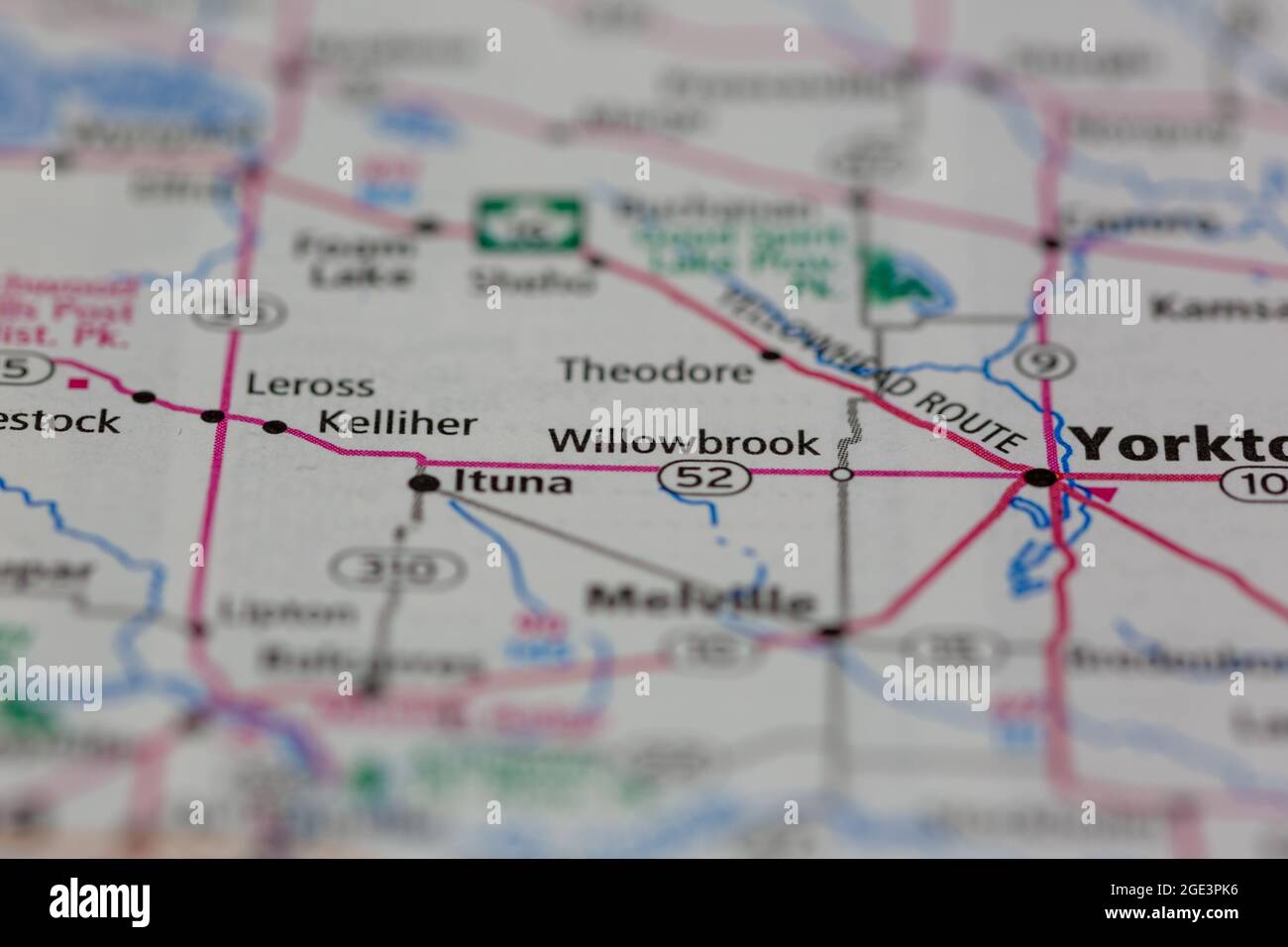 Willowbrook saskatchewan map hi-res stock photography and images - Alamy