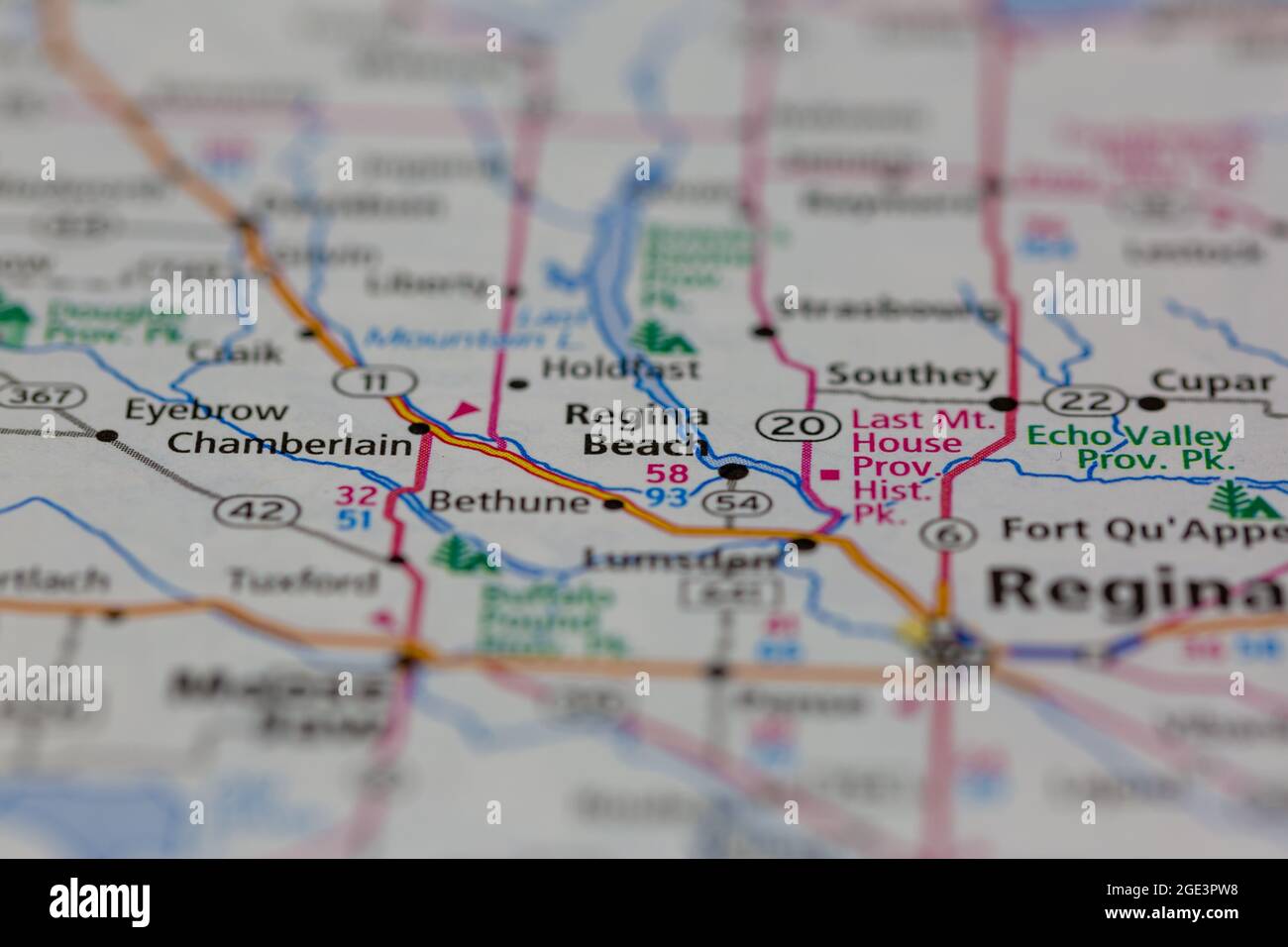 Map of regina beach hi-res stock photography and images - Alamy