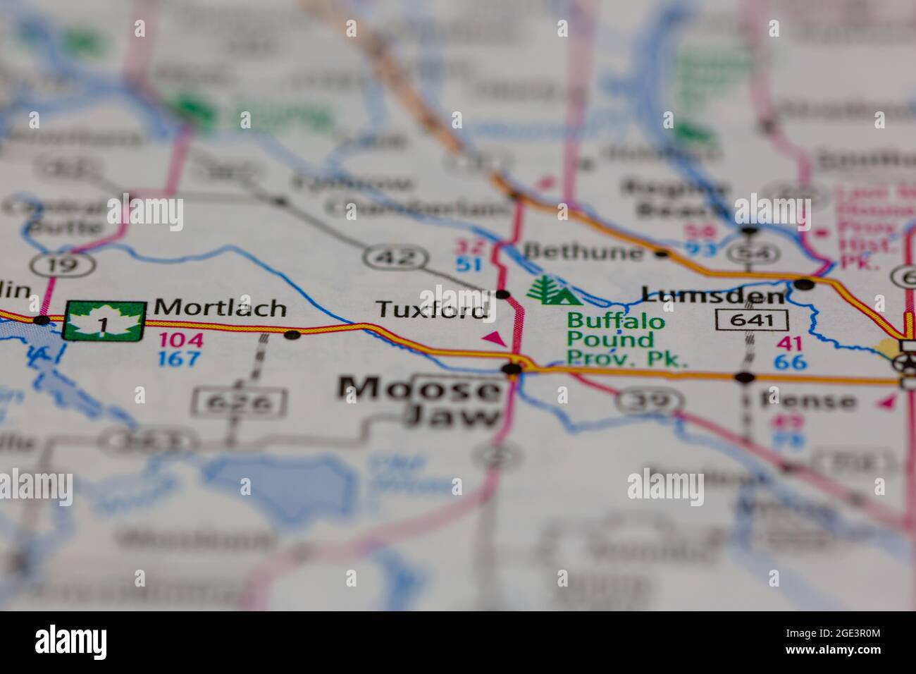Map of tuxford saskatchewan hi-res stock photography and images - Alamy