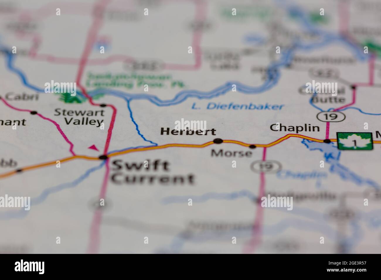 Herbert on a map hi-res stock photography and images - Alamy