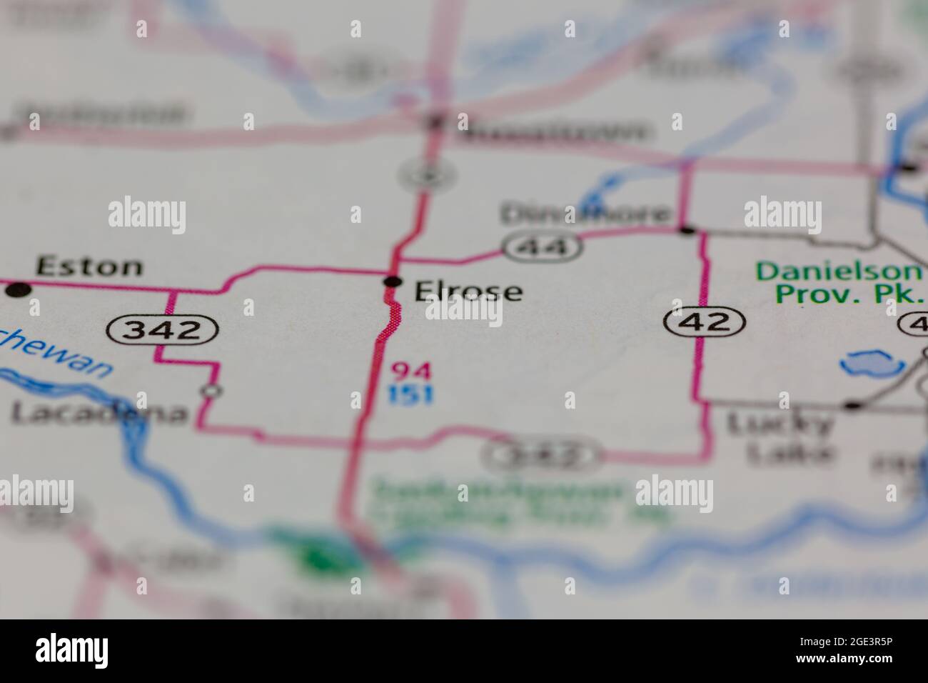 Map of elrose hi-res stock photography and images - Alamy