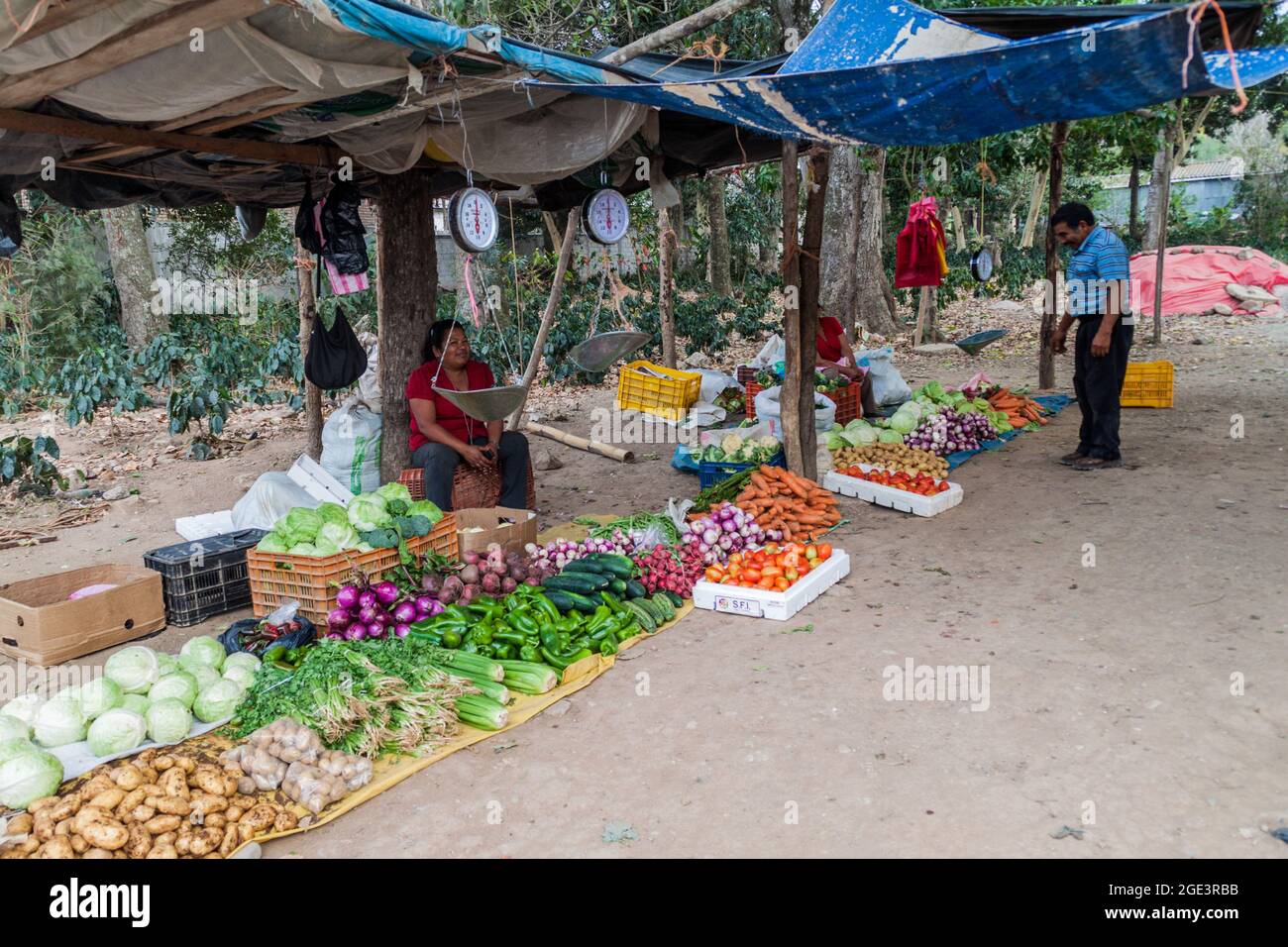 Village market honduras hi-res stock photography and images - Alamy