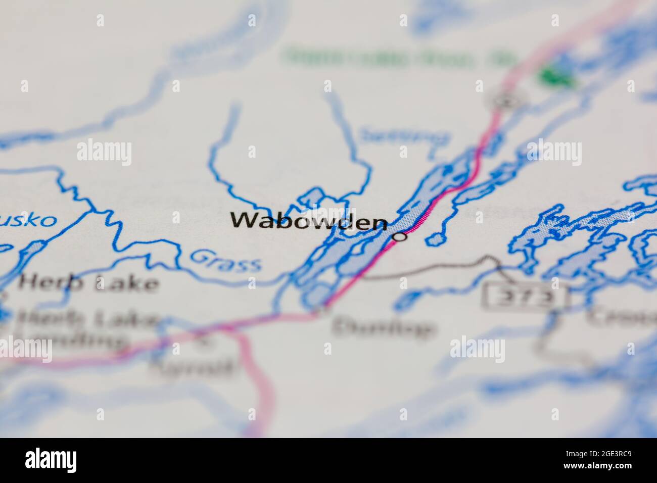 Wabowden saskatchewan map hi-res stock photography and images - Alamy