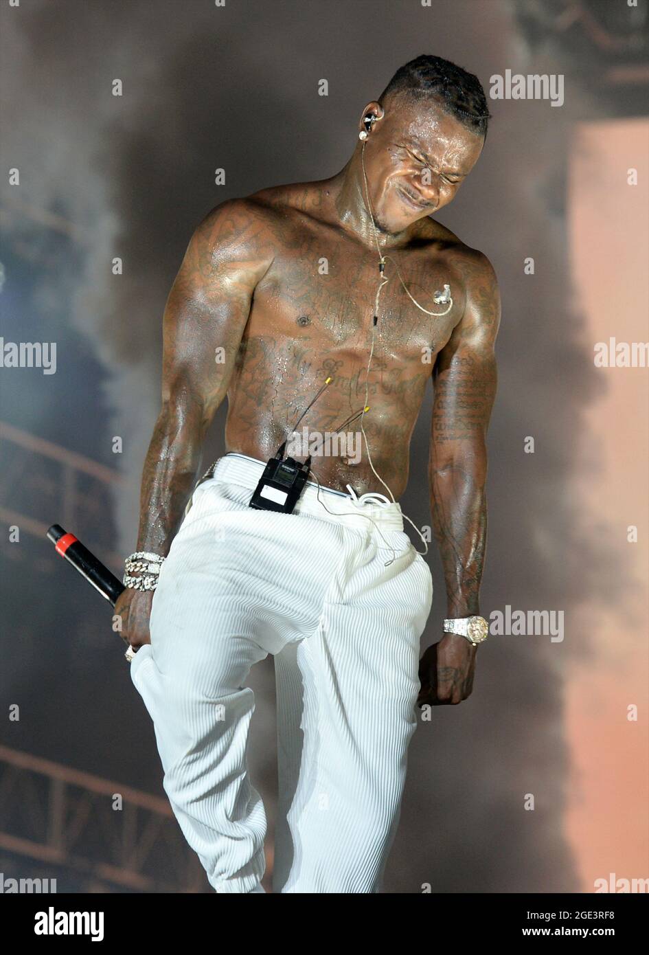 Miami - FL - 20210725 Da Baby performs during Rolling Loud Music ...