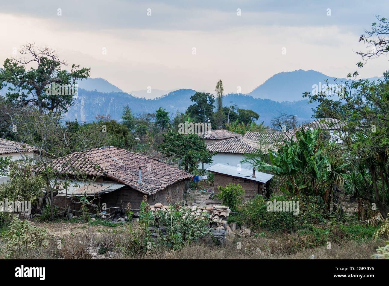 San Sebastian village, Honduras Stock Photo - Alamy