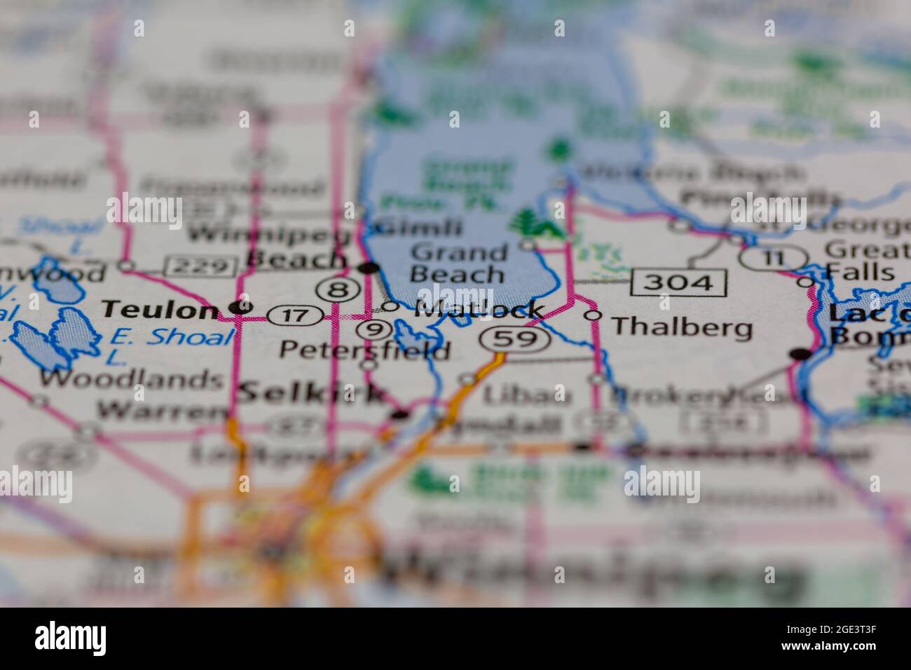 Matlock saskatchewan map hi-res stock photography and images - Alamy