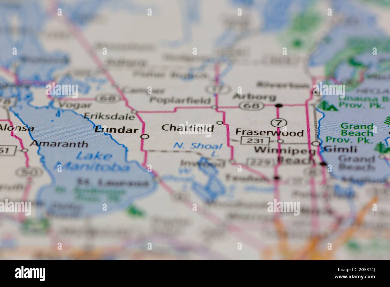 Map of chatfield saskatchewan hi-res stock photography and images - Alamy