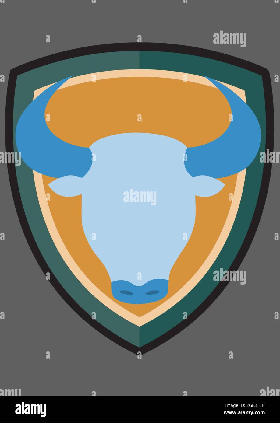 Bull icon hi-res stock photography and images - Alamy