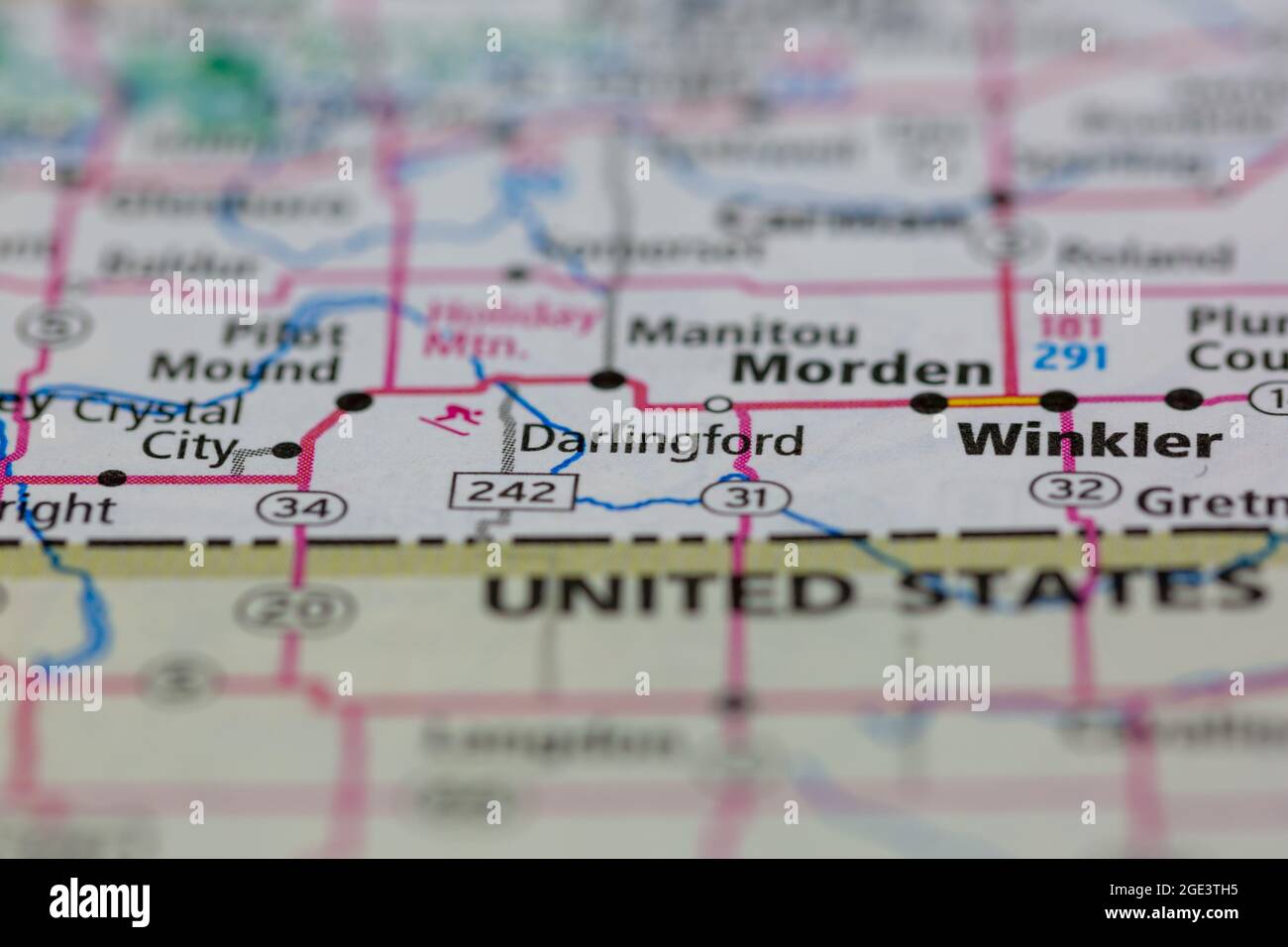 Darlington saskatchewan map hi-res stock photography and images - Alamy