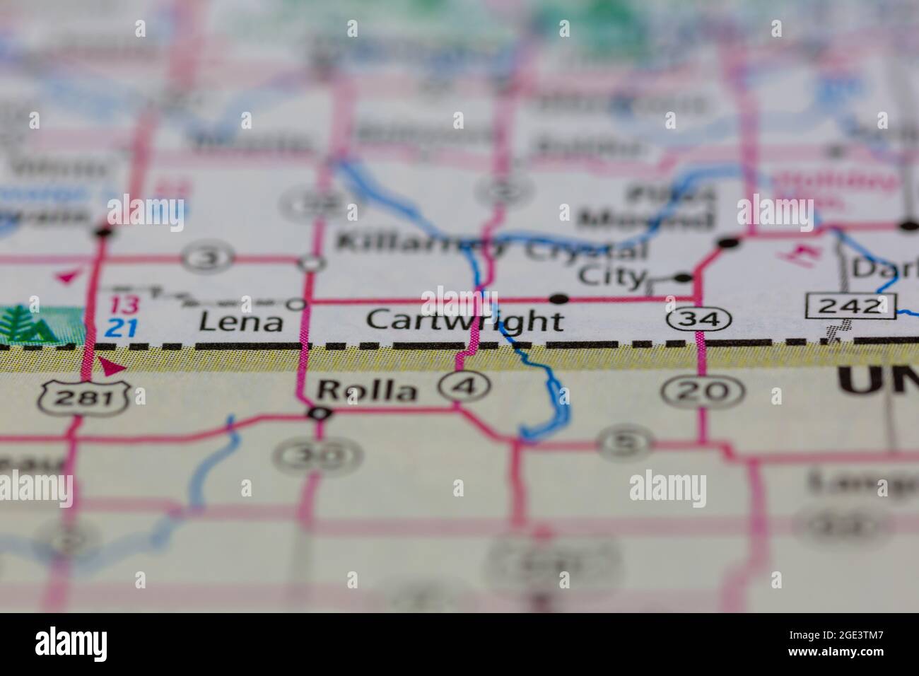 Cartwright saskatchewan map hi-res stock photography and images - Alamy