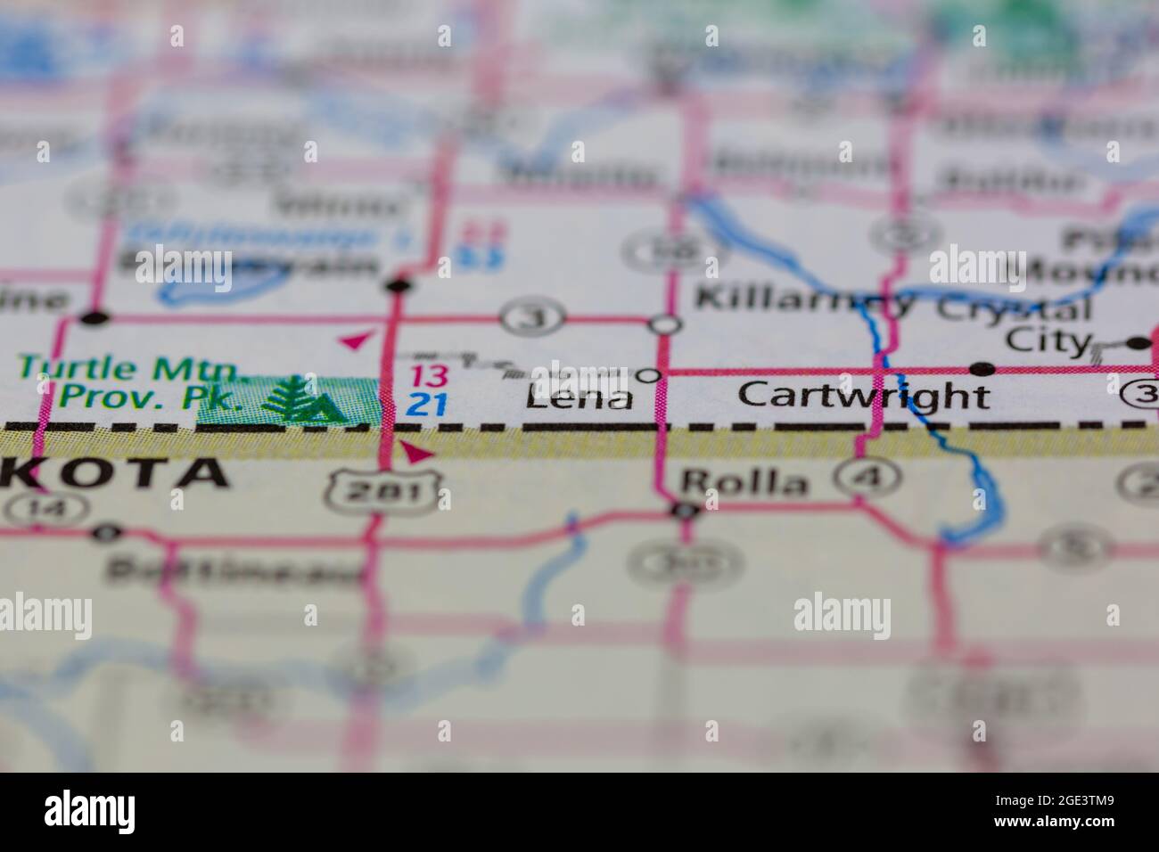 Lena on a map hi-res stock photography and images - Alamy