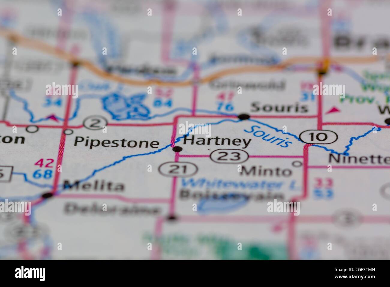 Map of pipestone hi-res stock photography and images - Alamy