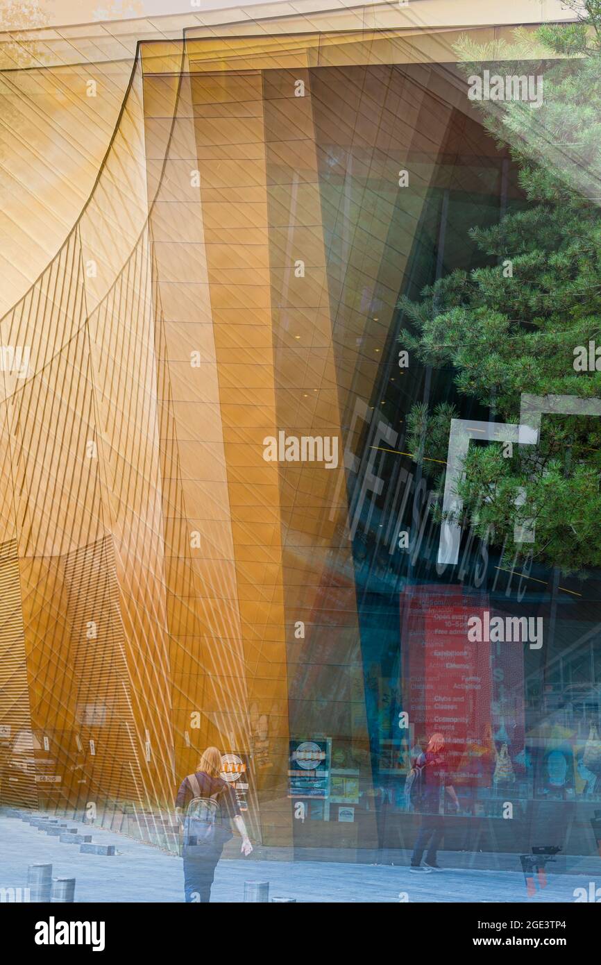 Multiple Exposure of Firstsite Gallery, Colchester Stock Photo - Alamy
