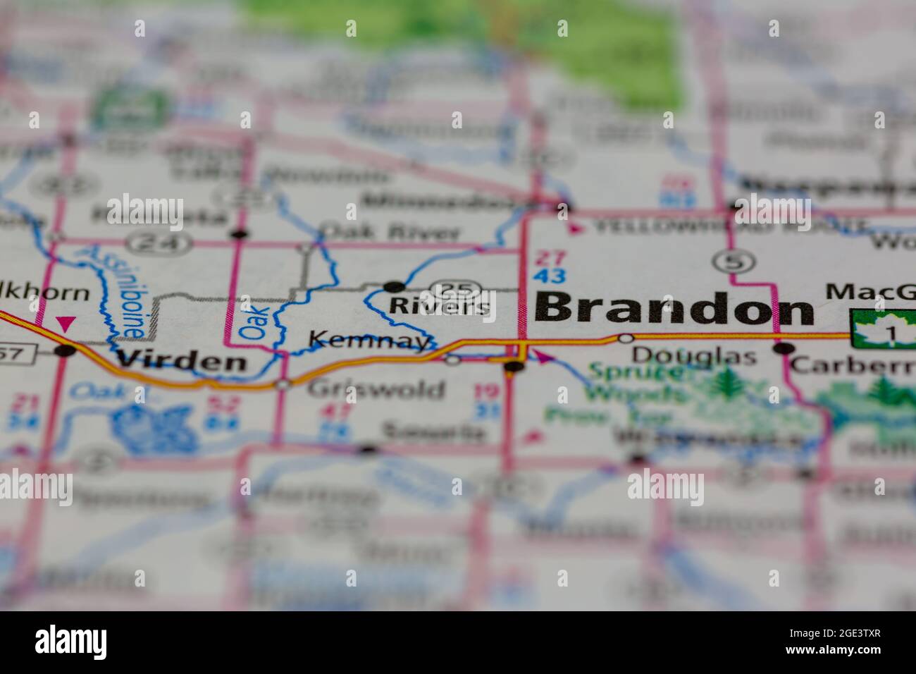 Map of rivers saskatchewan hi-res stock photography and images - Alamy