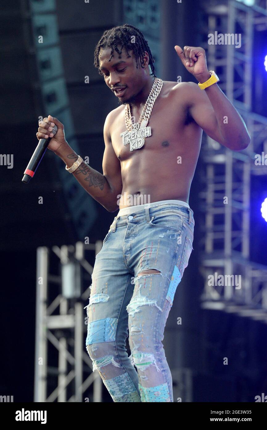 Miami - FL - 20210725 Rick Ross and Lil Tjay performs during Rolling ...