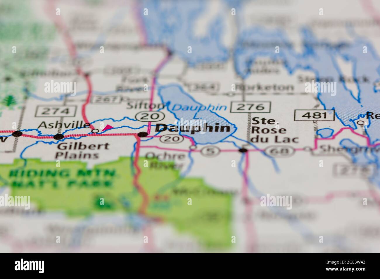 Map of dauphin saskatchewan hi-res stock photography and images - Alamy