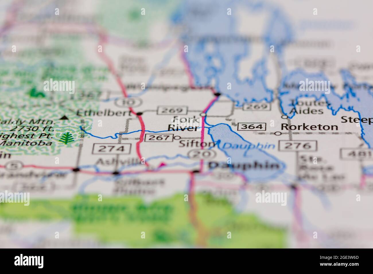 Fork river saskatchewan map hi-res stock photography and images - Alamy