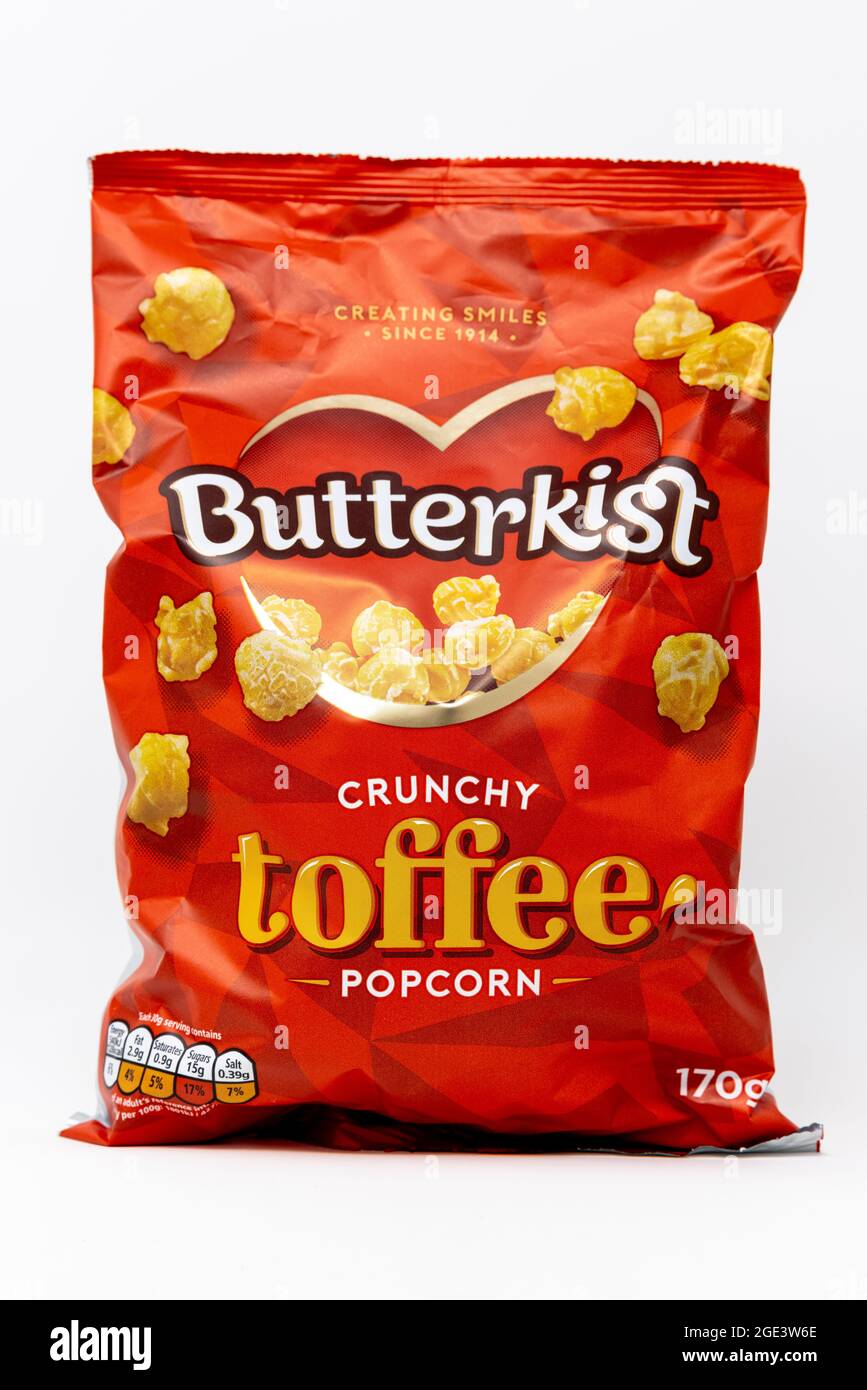 Butterkist Crunchy Toffee Popcorn Stock Photo - Alamy