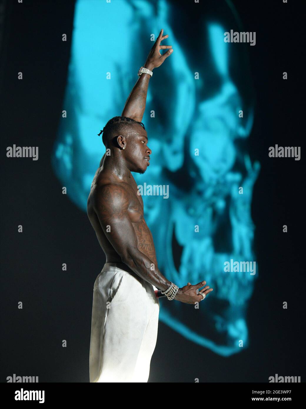 Miami - FL - 20210725 Da Baby performs during Rolling Loud Music ...