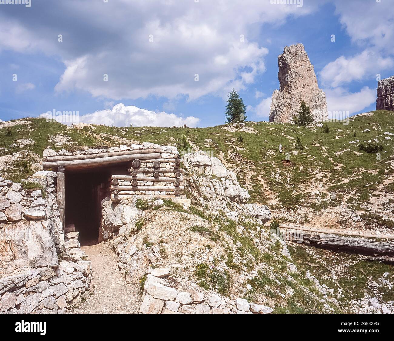 This is one of many preserved trench systems on what was the Italian ...