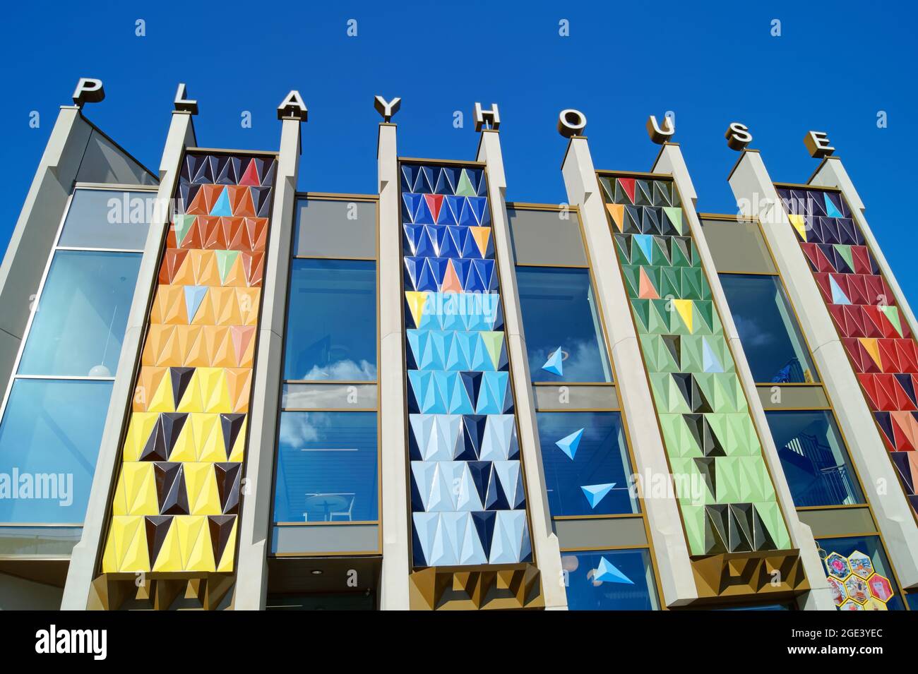 UK,West Yorkshire,Leeds Playhouse Theatre Stock Photo - Alamy