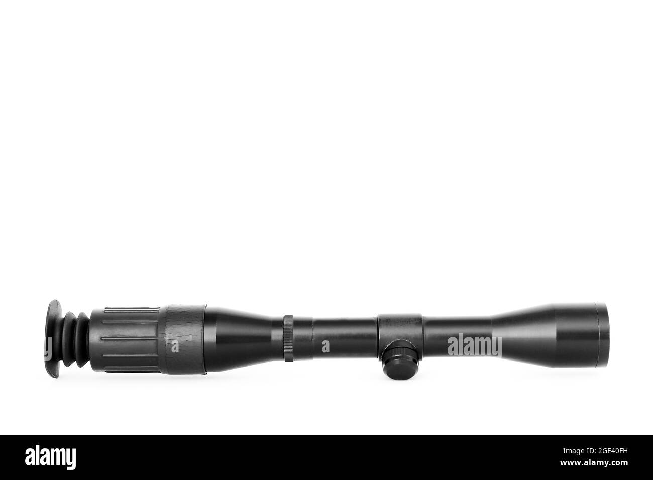 Sight for a gun on a white background Stock Photo - Alamy