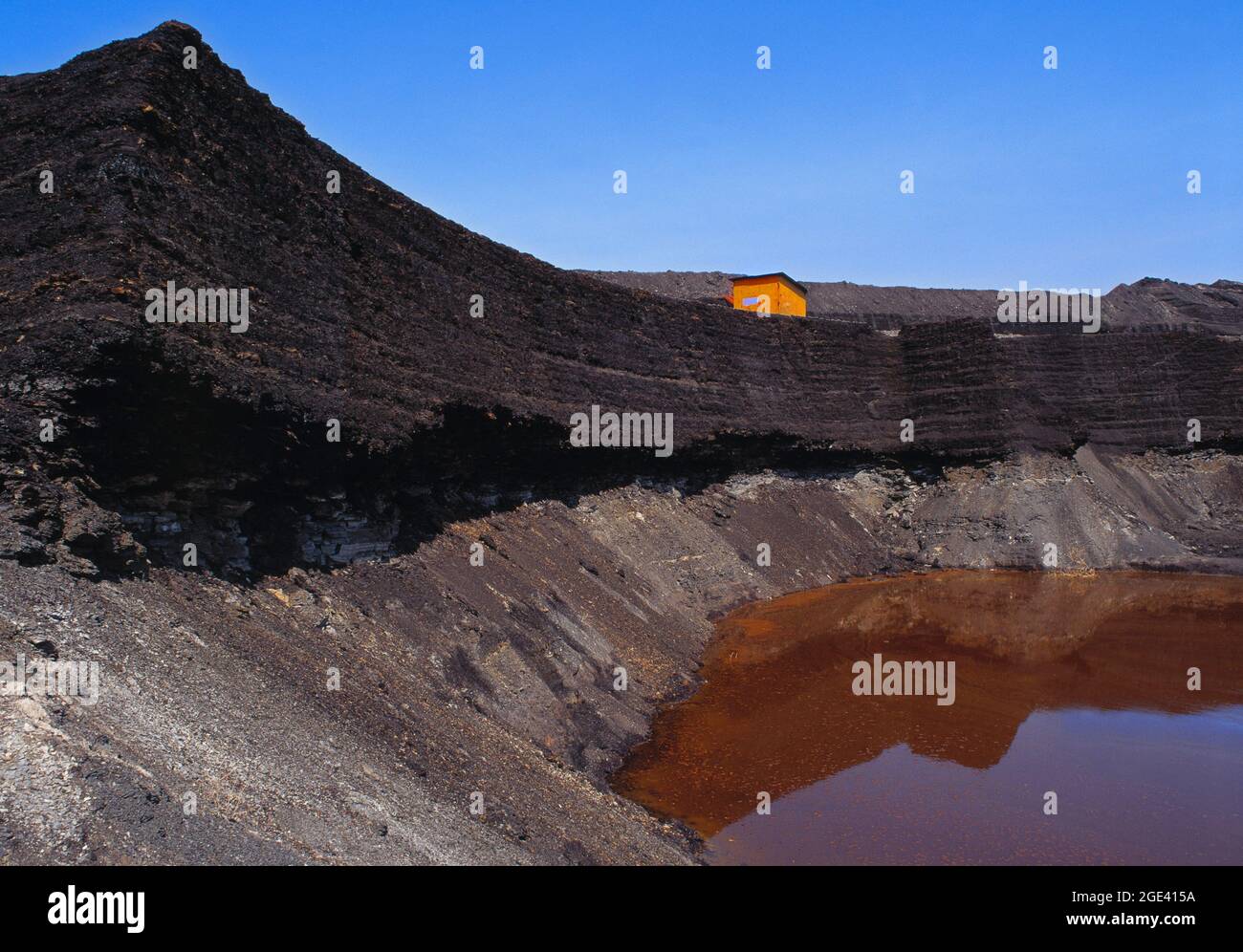 Open cut coal mine Stock Photo - Alamy