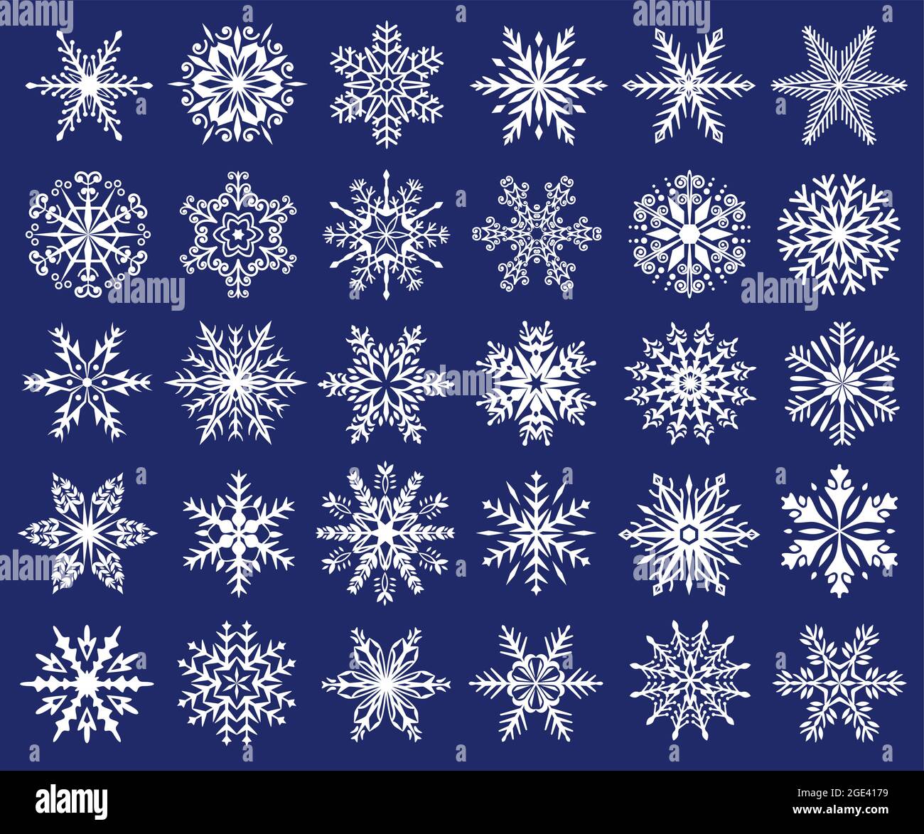 Stylized snowflake hi-res stock photography and images - Alamy