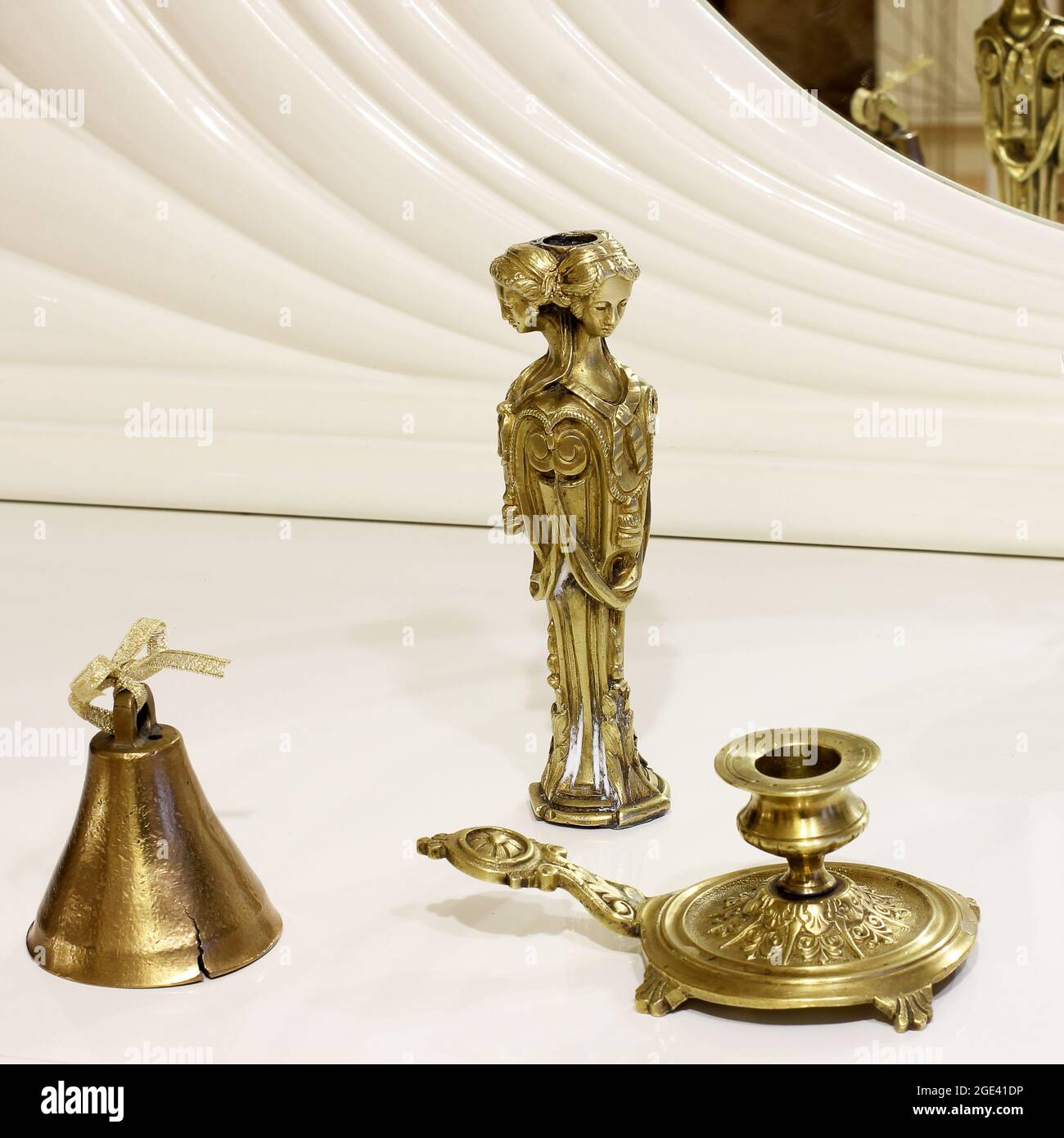 Figurine made of copper Stock Photo - Alamy