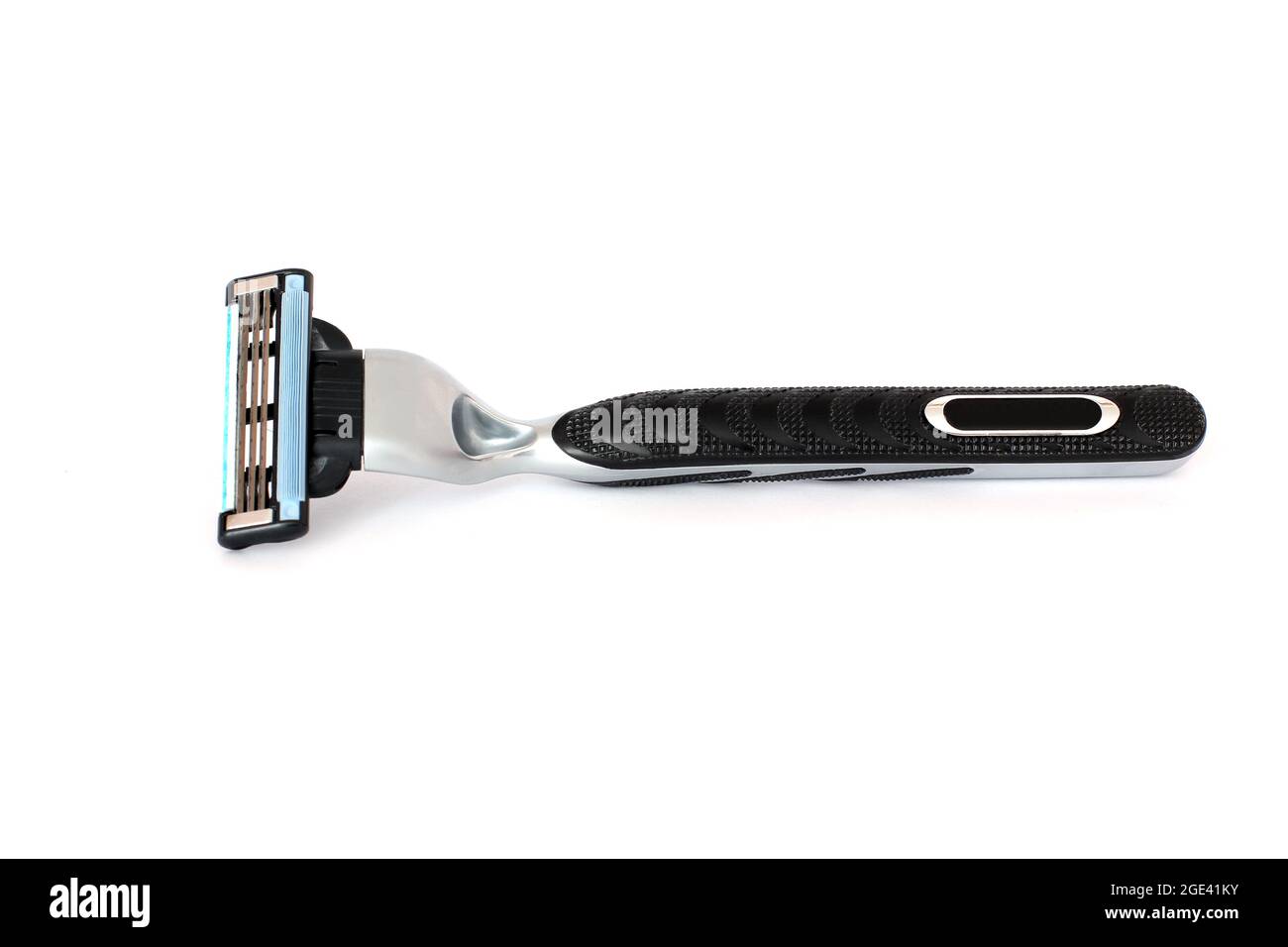 Men's razor on a white background. Beauty device Stock Photo - Alamy