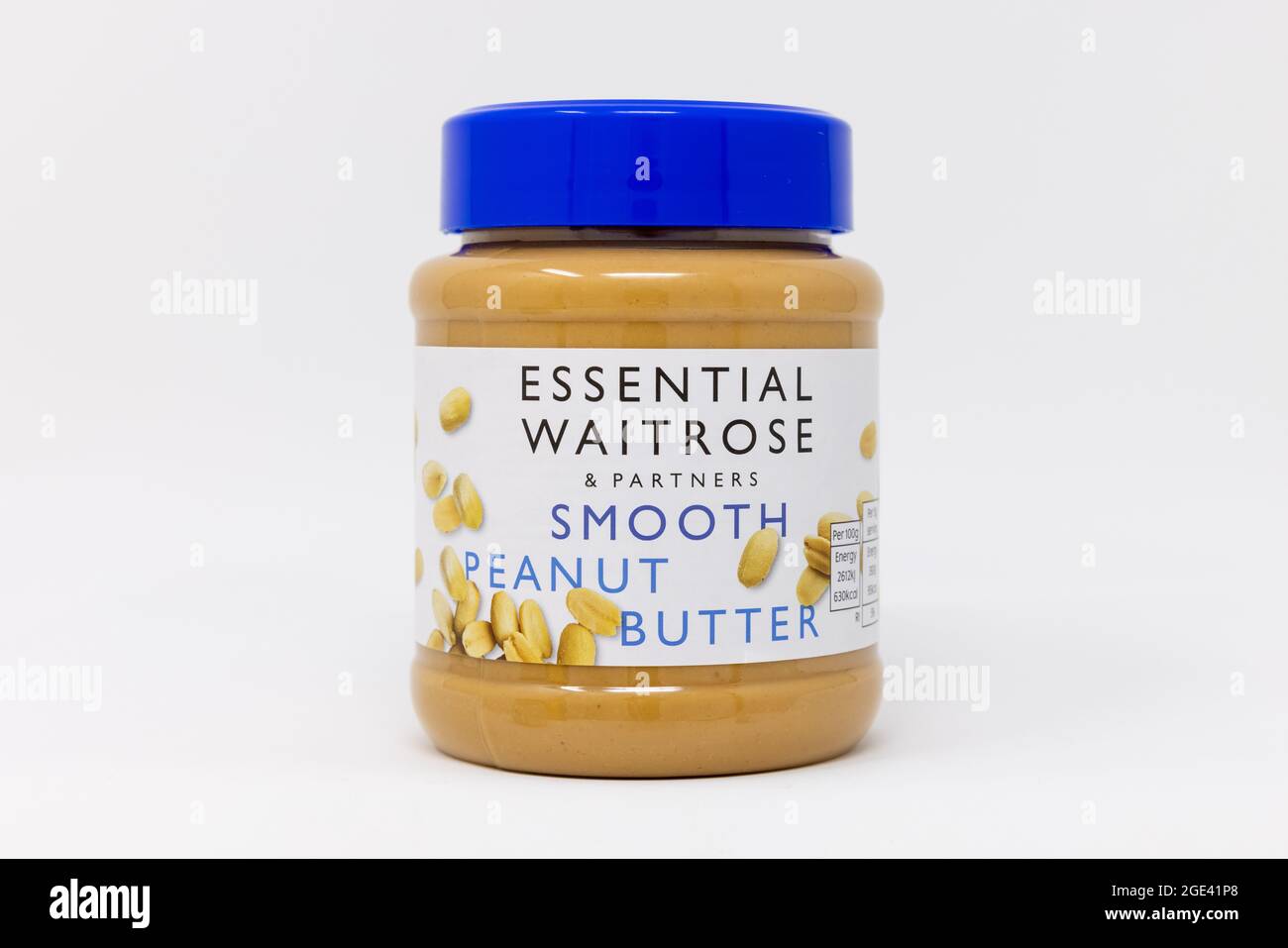 Waitrose Essential Smooth Peanut Butter Stock Photo - Alamy