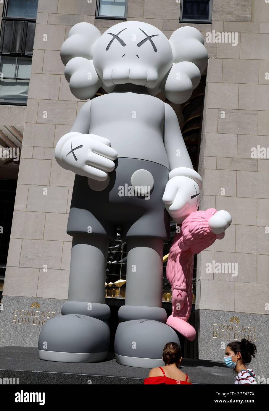 New York, New York, USA. 16th Aug, 2021. A view of the new 18-foot tall ...