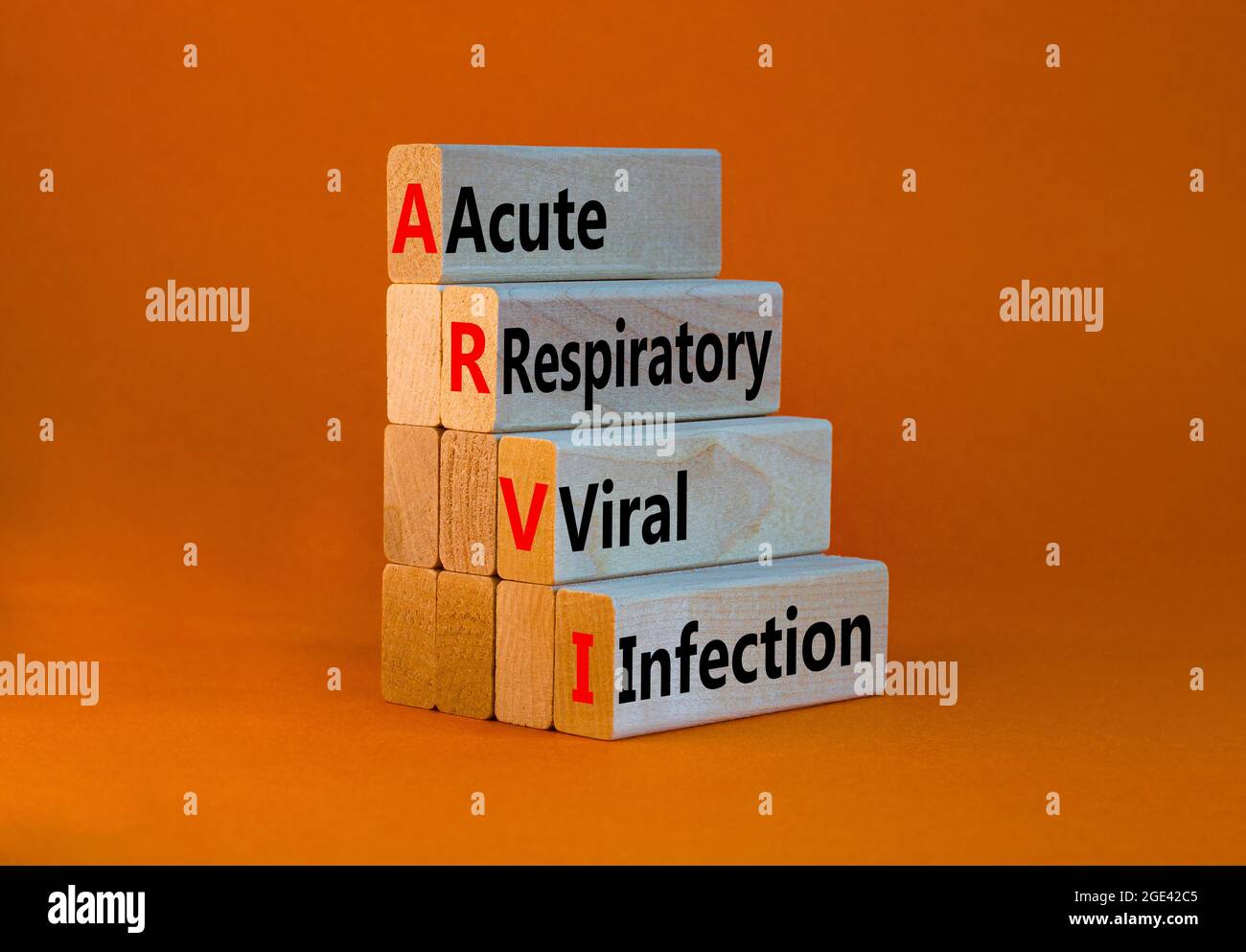 ARVI symbol. Abbreviation ARVI acute respiratory viral infection on ...