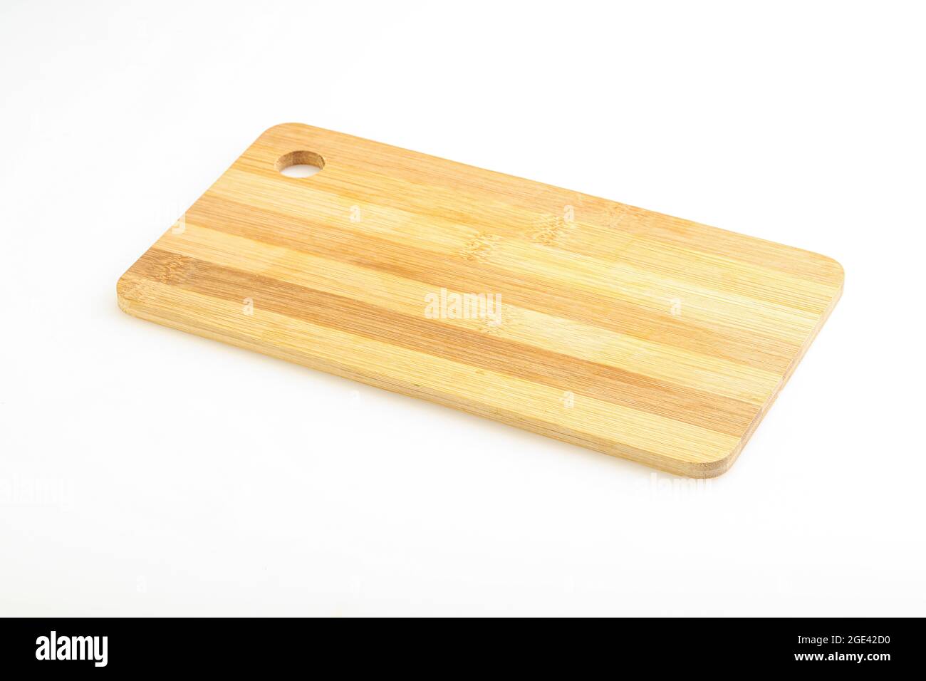 Bamboo wooden board for kitchen hauseware Stock Photo - Alamy