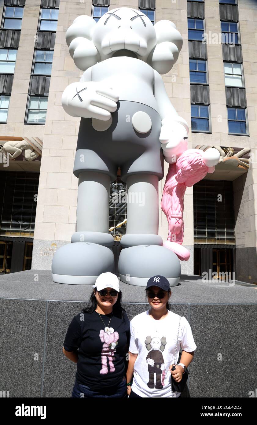 New York, New York, USA. 16th Aug, 2021. A view of the new 18-foot tall ...