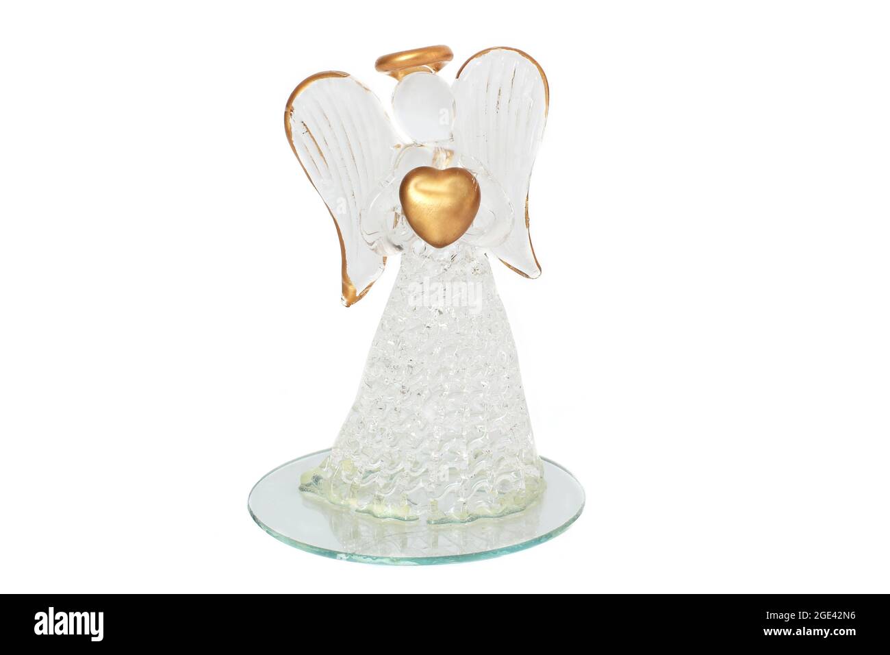 Decorative angel on white background Stock Photo - Alamy