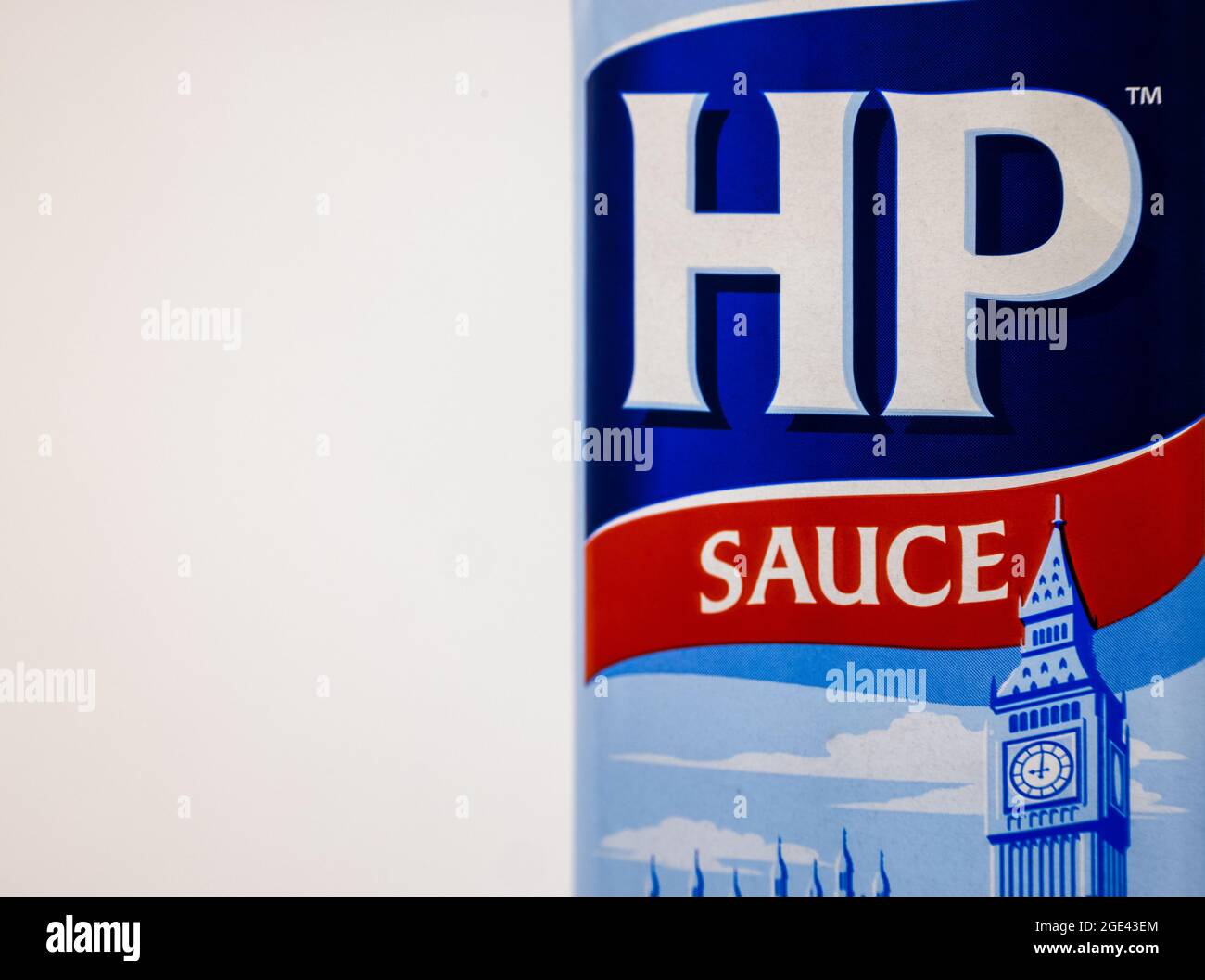 Hp sauce label hi-res stock photography and images - Alamy