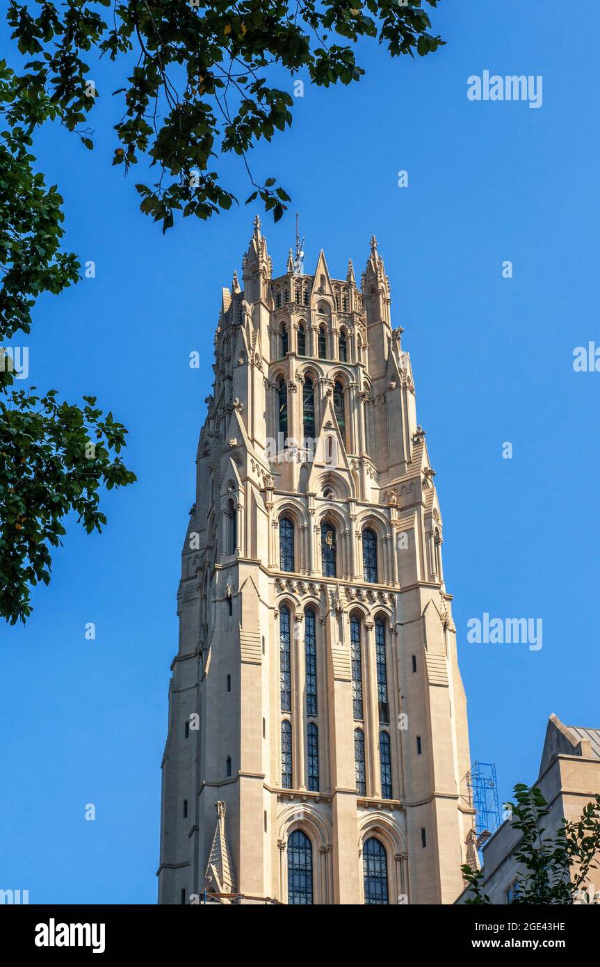 Cathedral of Saint John the Divine New York City, USA. St. John the Divine Cathedral, said to be ...