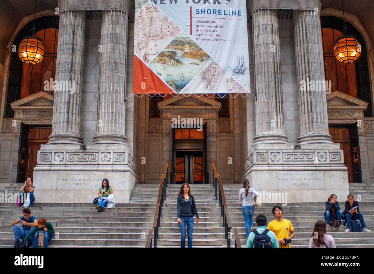 The New York Public Library, 5th Avenue, Manhattan, New York City, New ...