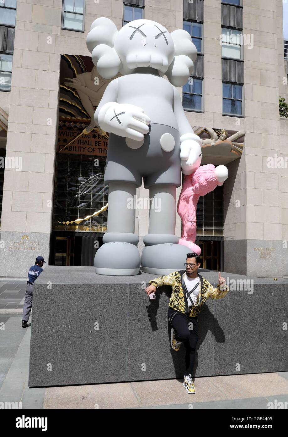 New York, New York, USA. 16th Aug, 2021. A view of the new 18-foot tall ...