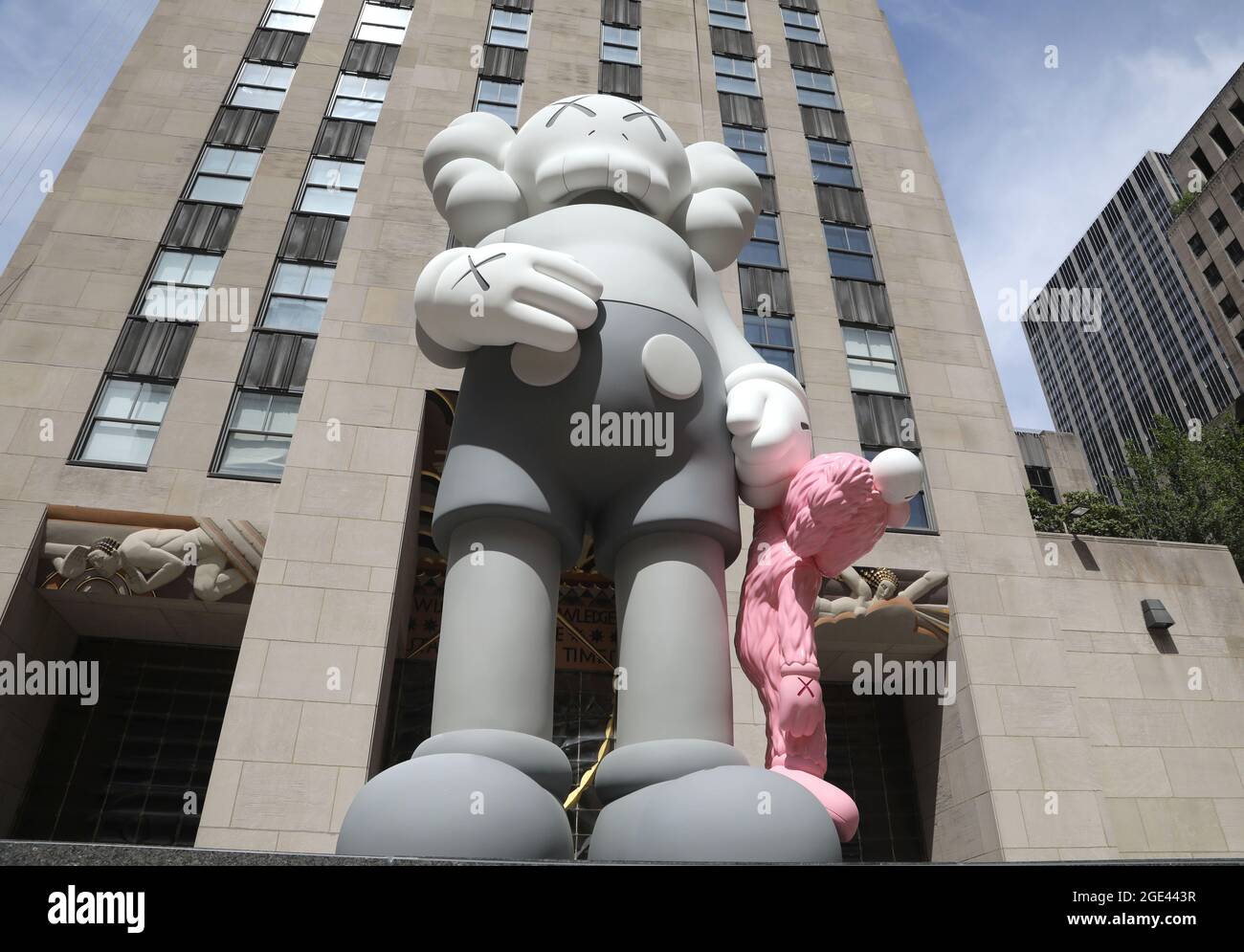 New York, New York, USA. 16th Aug, 2021. A view of the new 18-foot tall ...