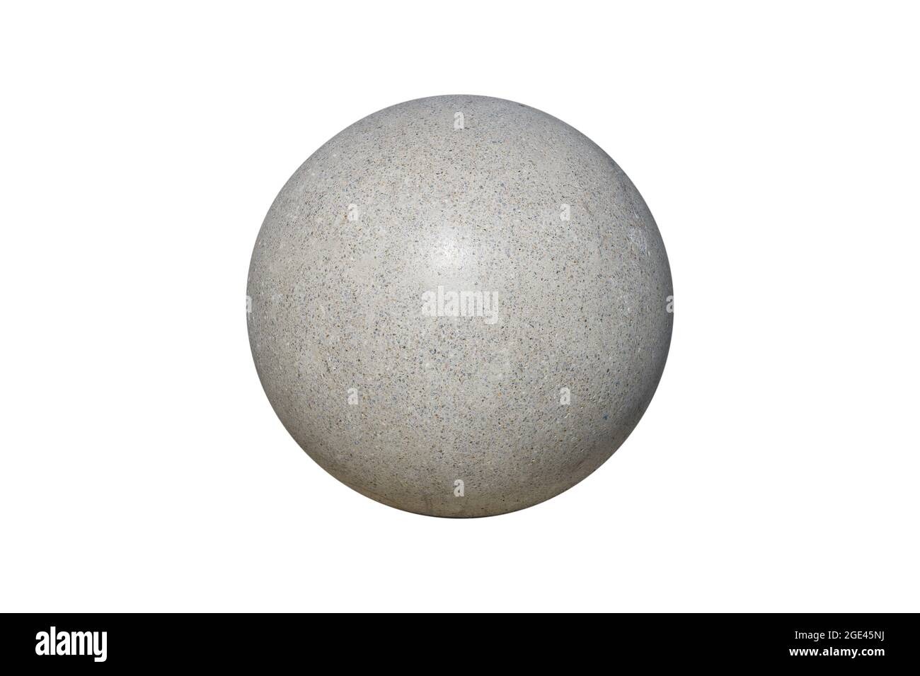 gray stone ball isolated on white background. High quality photo Stock ...