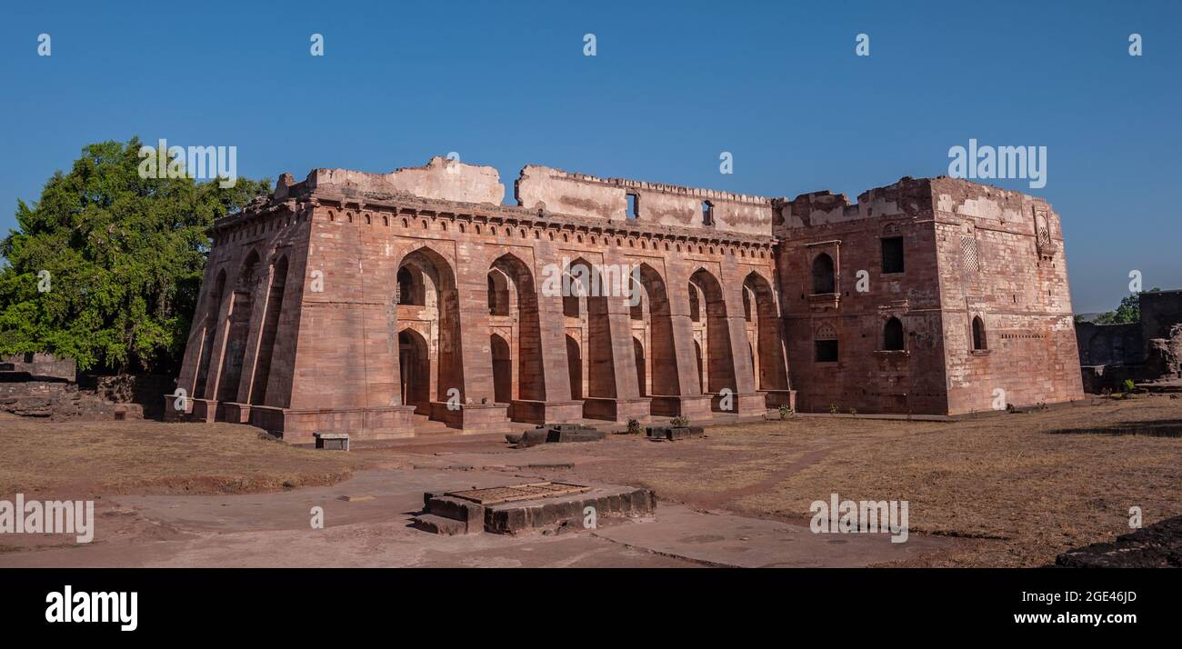 Hindola palace, Mandu, Madhya Pradesh, India Stock Photo - Alamy