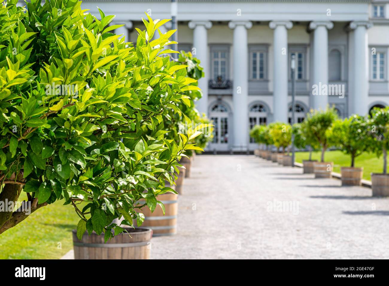 House exterior with yard pebbles hi-res stock photography and images ...